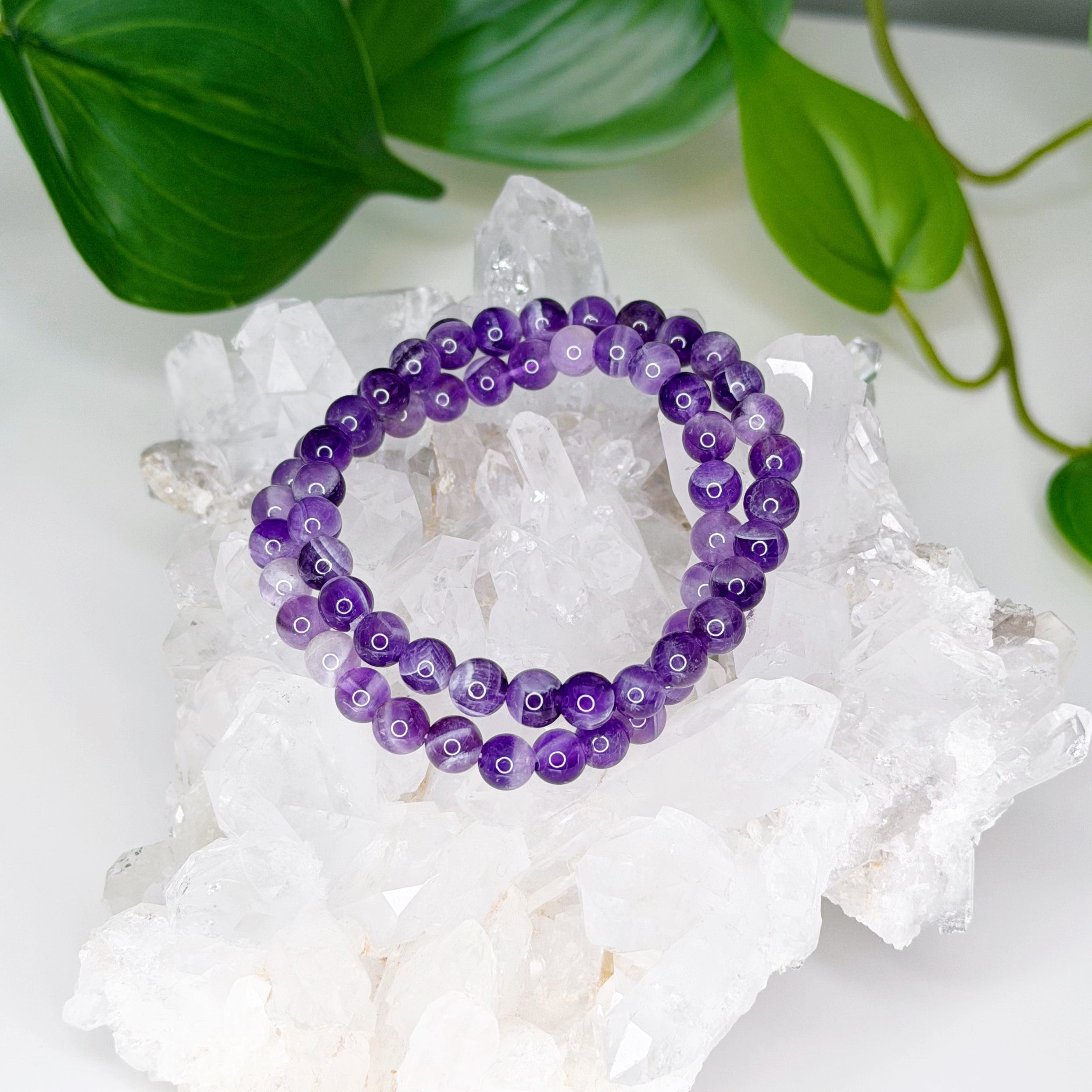 CAPE AMETHYST 6mm - HANDMADE CRYSTAL BRACELET – The Mineral Maven
