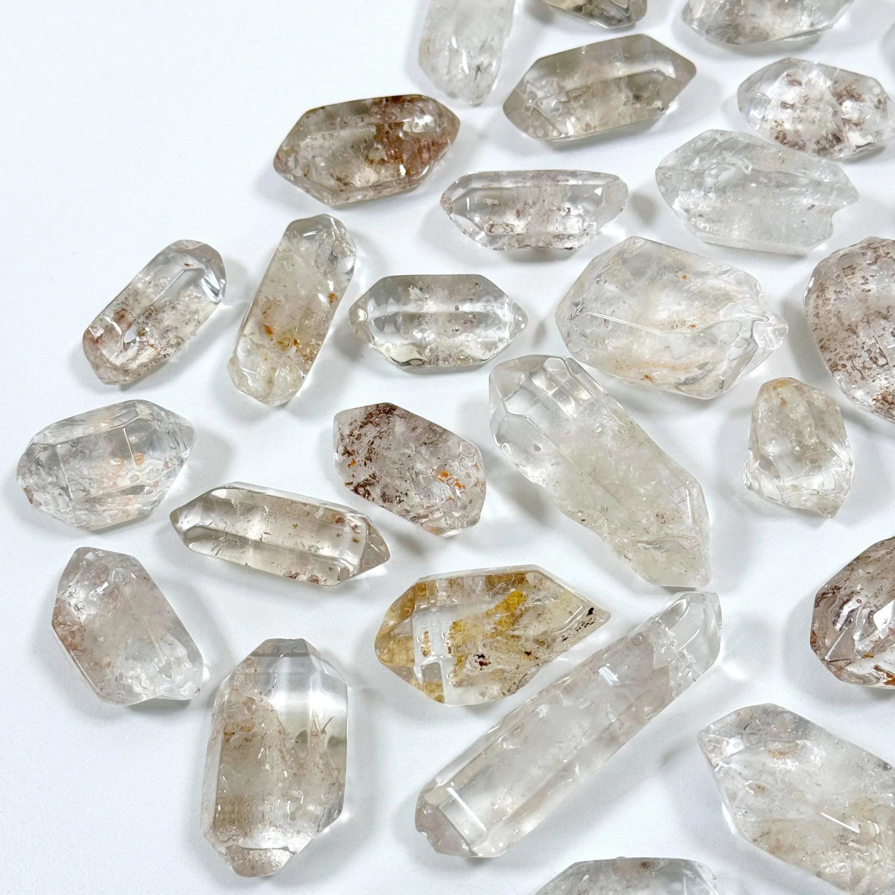 CLEAR QUARTZ POINT TUMBLE – The Mineral Maven